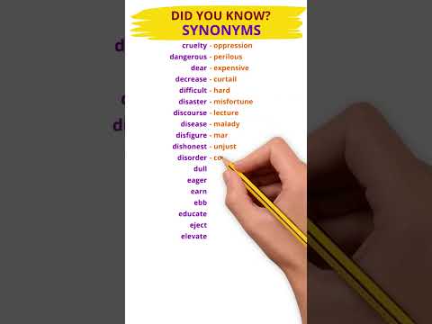 3 SYNONYMS | #shorts