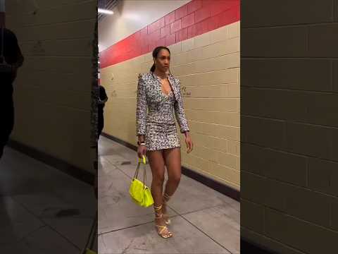A'ja Wilson intro to season | Las Vegas Aces WNBA women's basketball #shorts #short #basketball