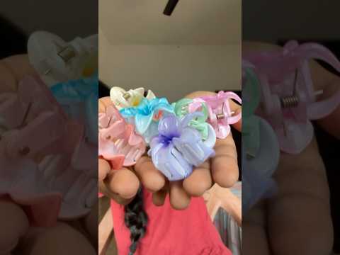 Try The Viral Mini Flower Clips From Meesho With Me💗🌸#meeshofinds2025#fyp #explorepage#shortsfeed