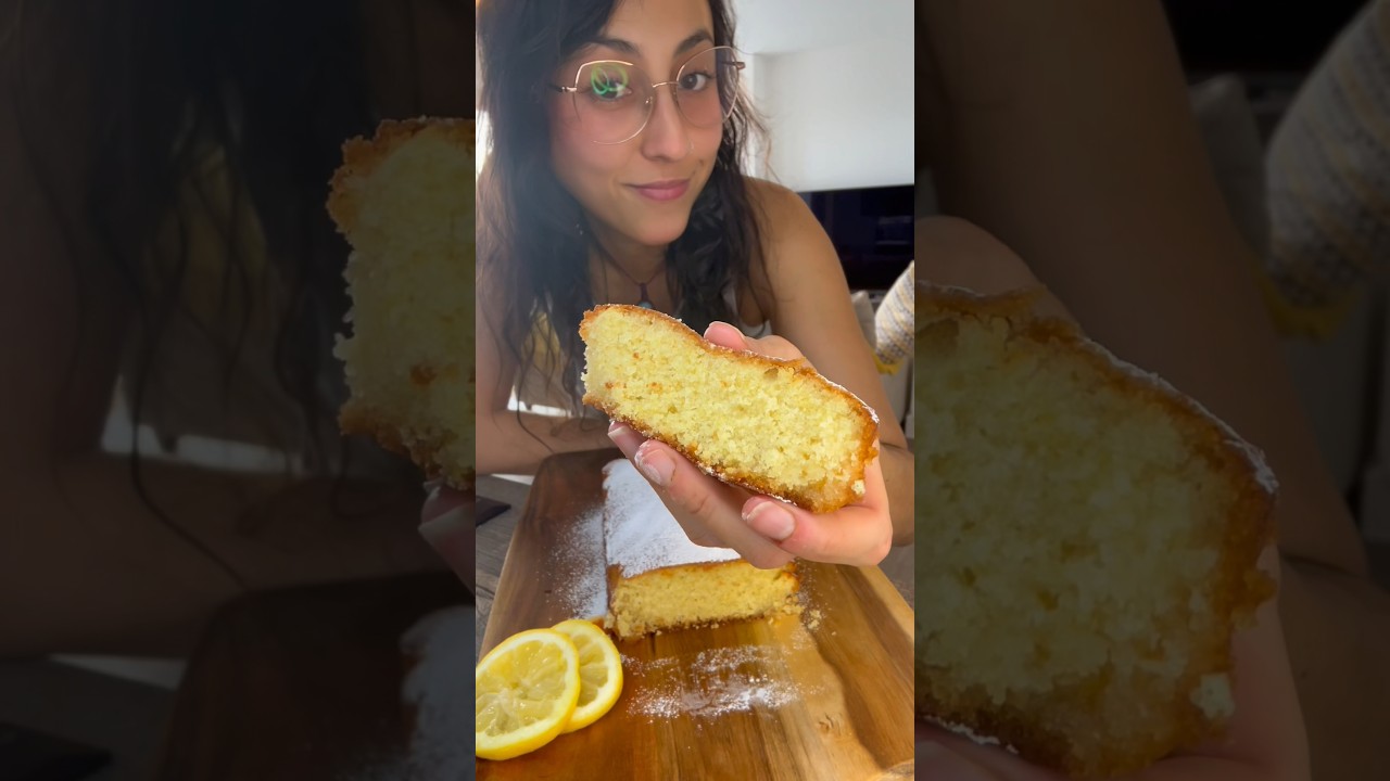 This is the best lemon drizzle cake ever!