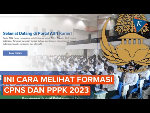 Cara Mengetahui Formasi CPNS 2023 Lulusan SMA/SMK dan S1