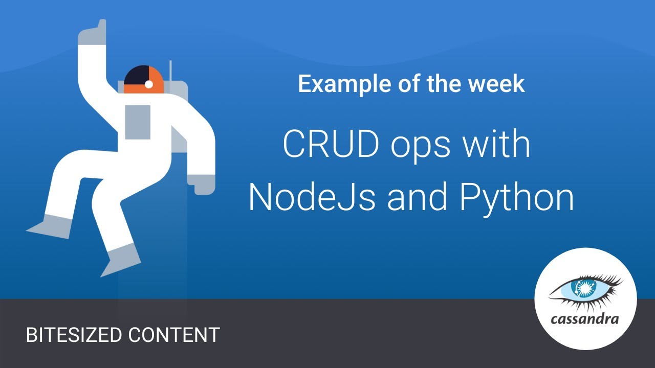 CRUD operations with NodeJS and Python