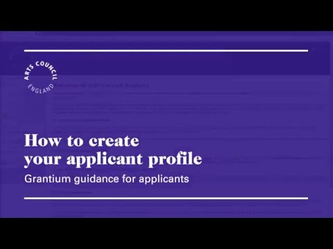 How to Create Your Applicant Profile