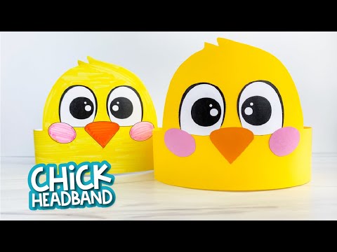 Chick Headband Craft For Kids