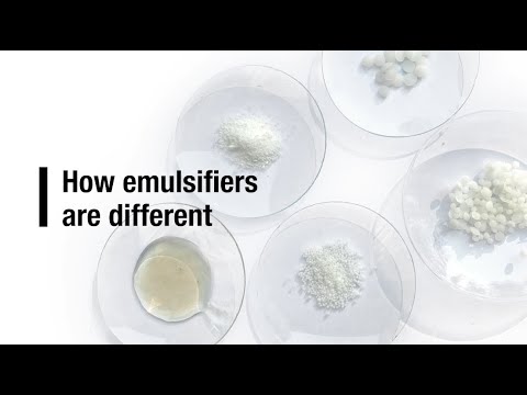 How emulsifiers are different