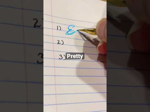 ✨Signature Ideas (E)✨ #shorts #viral #art #calligraphy