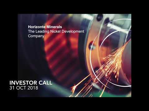Horizonte Minerals Investor Call October 2018