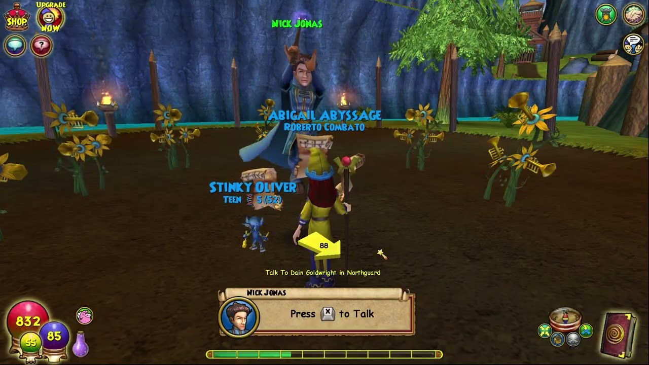 Nick Jonas in Wizard101