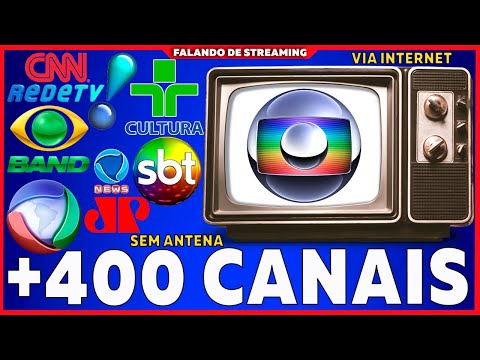 5 APPS de Canais de TV Aberta Gratuitos Sem Antena! Via Internet!