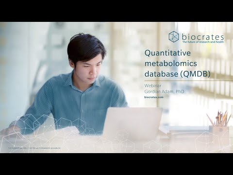 What is the biocrates Quantitative metabolomics database (QMDB)