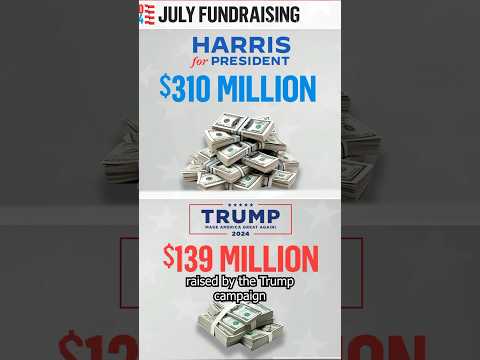 Kamala Harris steamrolls Trump, shatters fundraising records