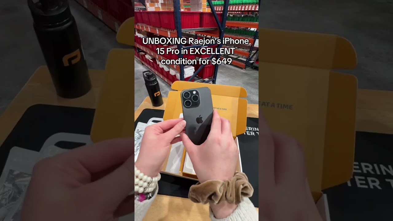Unboxing an iPhone 15 Pro for $650