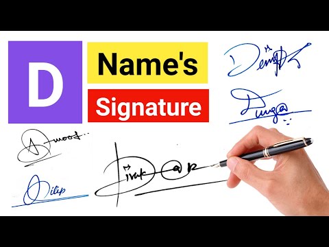 ✅ D Signature Styles | Signature Ideas For D Names | D Signature Tutorial | D Signature Designs
