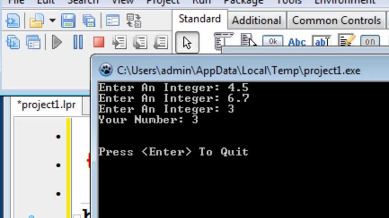 Free Pascal Program Tutorial 11 - Preventing Crashes With Val - Lazarus
