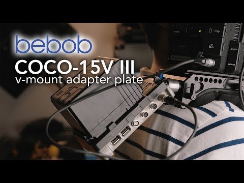 Bebob COCO-15V III The Most Versatile V-Mount Battery Plate