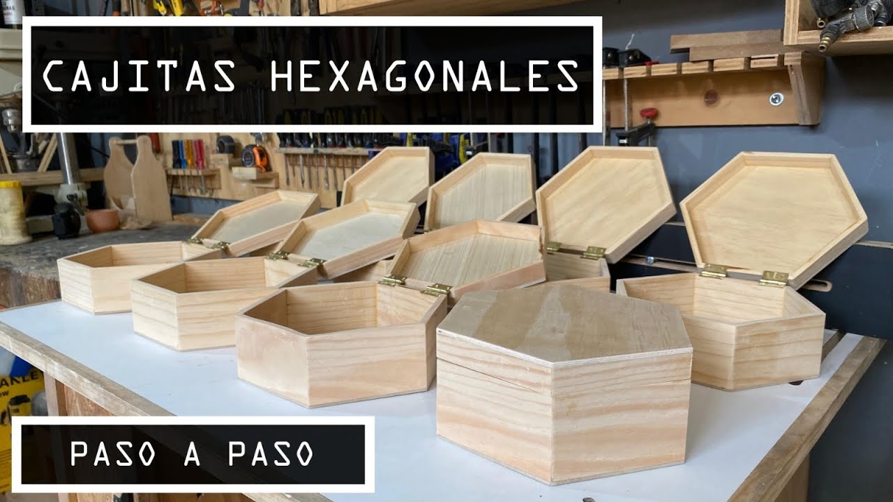 Hexágonos de Madera | Cajitas Hexagonales