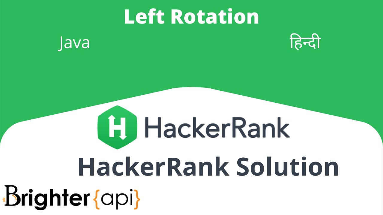 Hackerrank Data Structure Arrays - Left rotation Solution in Java