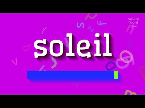 How to say "soleil"! (High Quality Voices)
