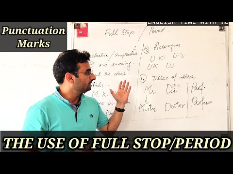 FULL STOP /PERIOD #use #meaning #punctuation #examples #grammar_rules @englishtimewithme4029