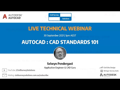 Webinar: AutoCAD CAD Standards