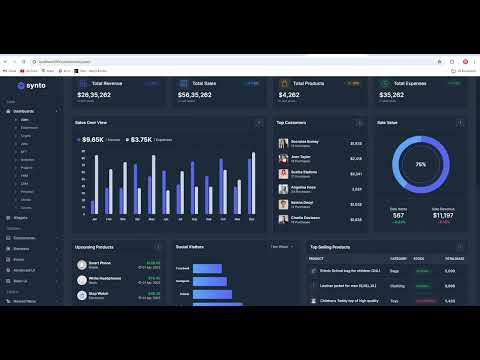 Installation process of Synto - NextJs App-Router Typescript & Tailwind CSS Admin Dashboard Template