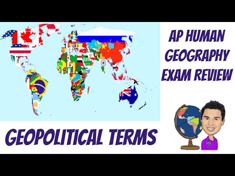 AP Human Geography Test Hack - 009 Geopolitical Terms