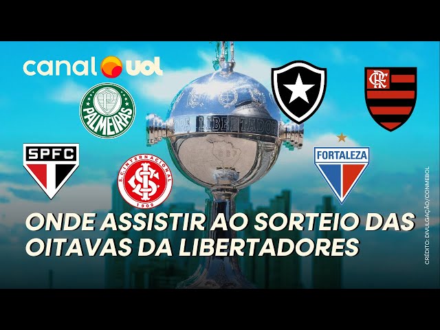 Transmissão ao vivo do sorteio das oitavas da Libertadores: veja aqui