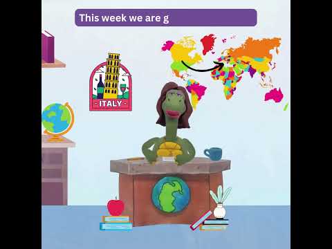 ITALY & THE LEANING TOWER OF PISA - LEARN ENGLISH WORDS for Kids with a Word a Week