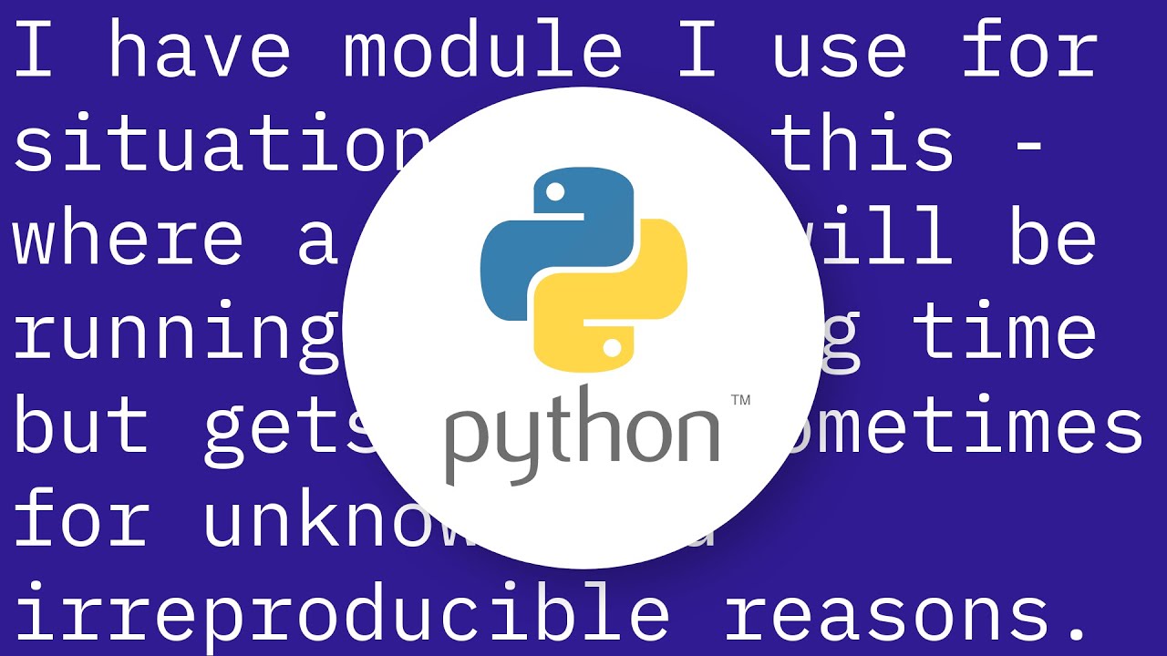 Showing the stack trace from a running Python application