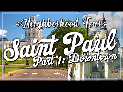 🏛️ St Paul, MN: DOWNTOWN Neighborhood Tour 🗺️ Best places to live in Minnesota!