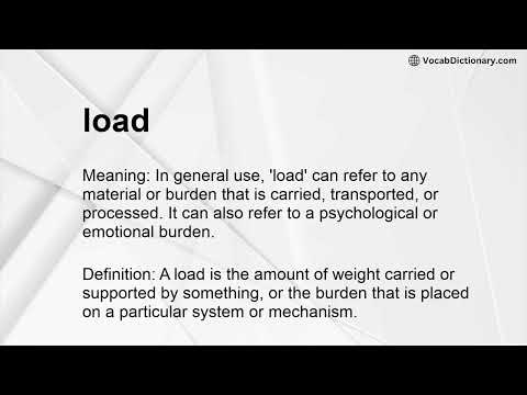 load Meaning