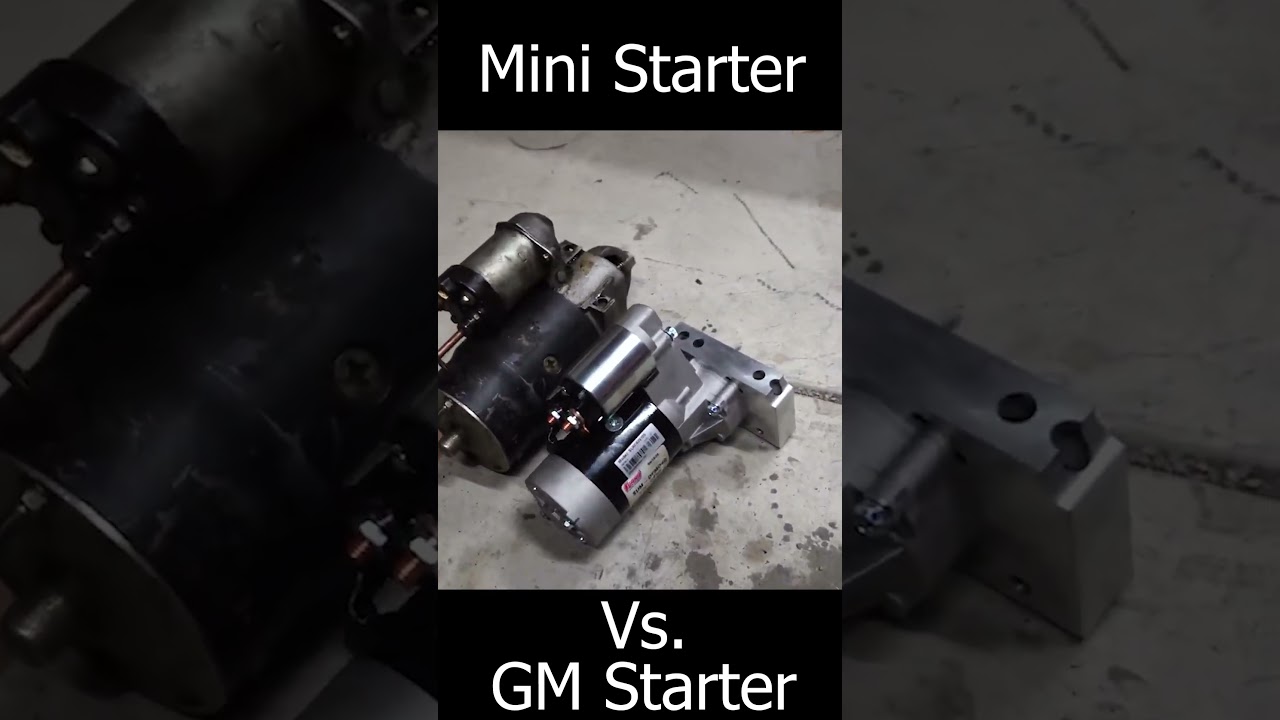 Mini Starter Vs. Old GM Starter Hot Start Comparison