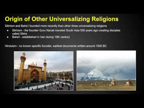 Chapter 6 Key Issue 2 - Religion - AP Human Geography