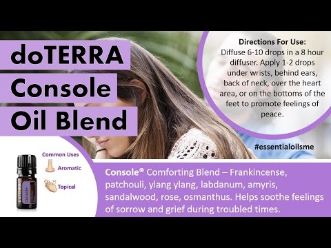 The Best doTERRA Console Oil Blend Uses