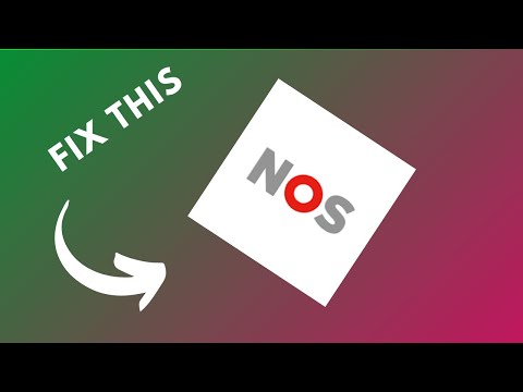 how to fix NOS app not working