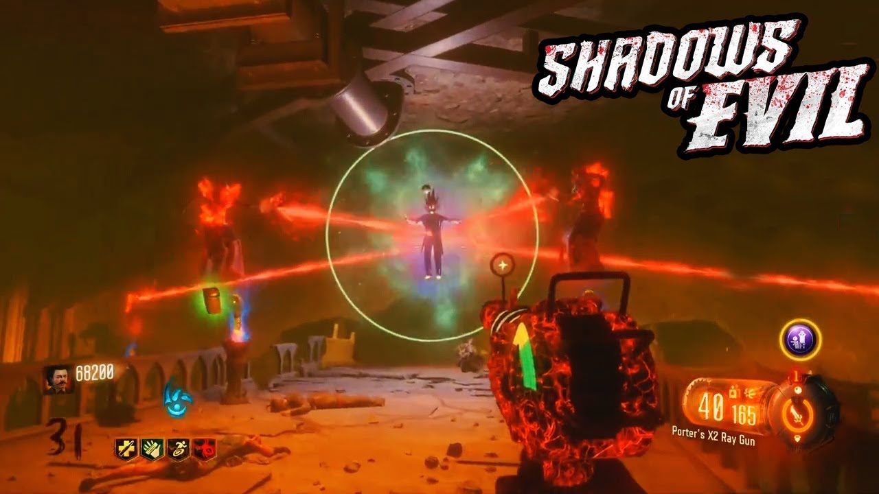 BO3 ZOMBIES - SHADOWS OF EVIL EASTER EGG SOLO! | SHADOW MAN BOSS FIGHT!