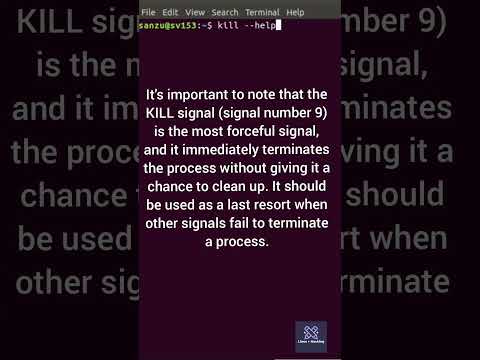 Mastering the "kill" Command in Linux !!