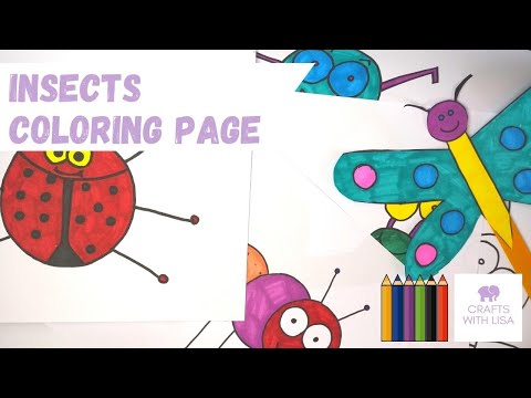 Free Insect Coloring Pages For Kids (Free Printables in Description)