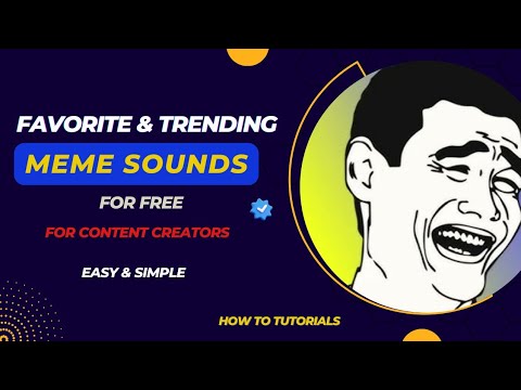 How to Get All Trending Meme Sounds for Free | Content Creators