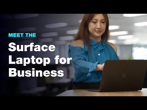 Surface Laptop for Business Unboxing Video