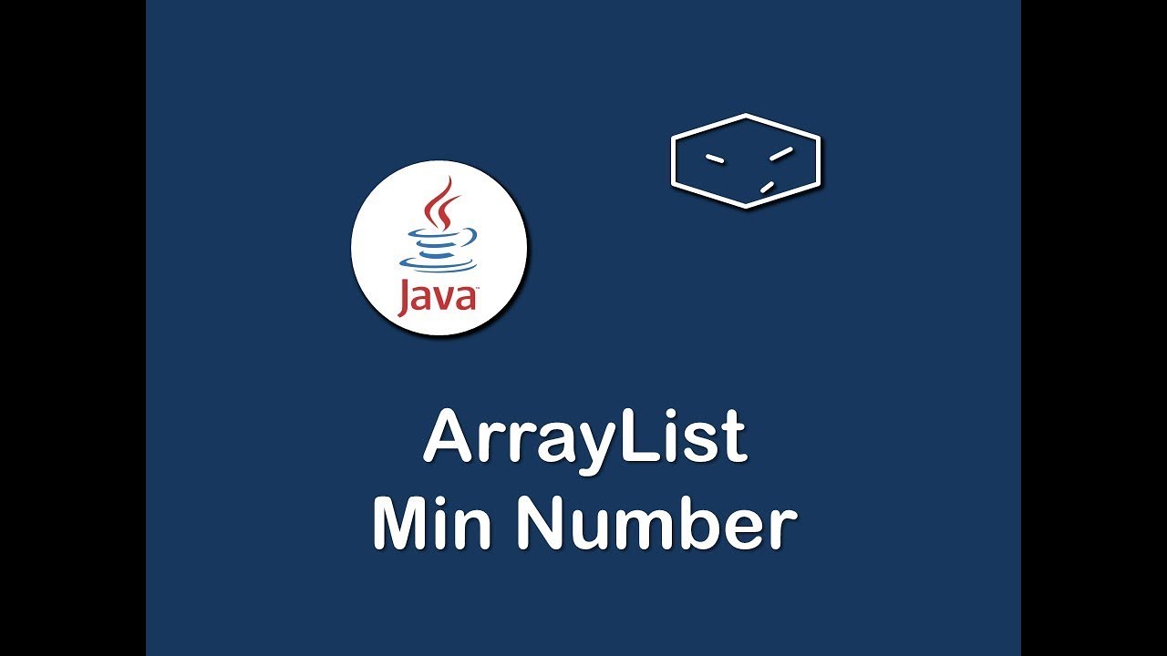 arraylist min number in java