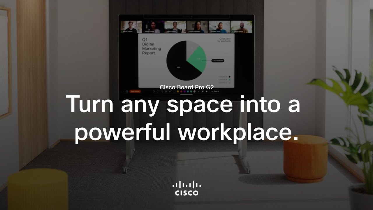 Turn any space into a powerful workspace   |   Cisco Board Pro G2