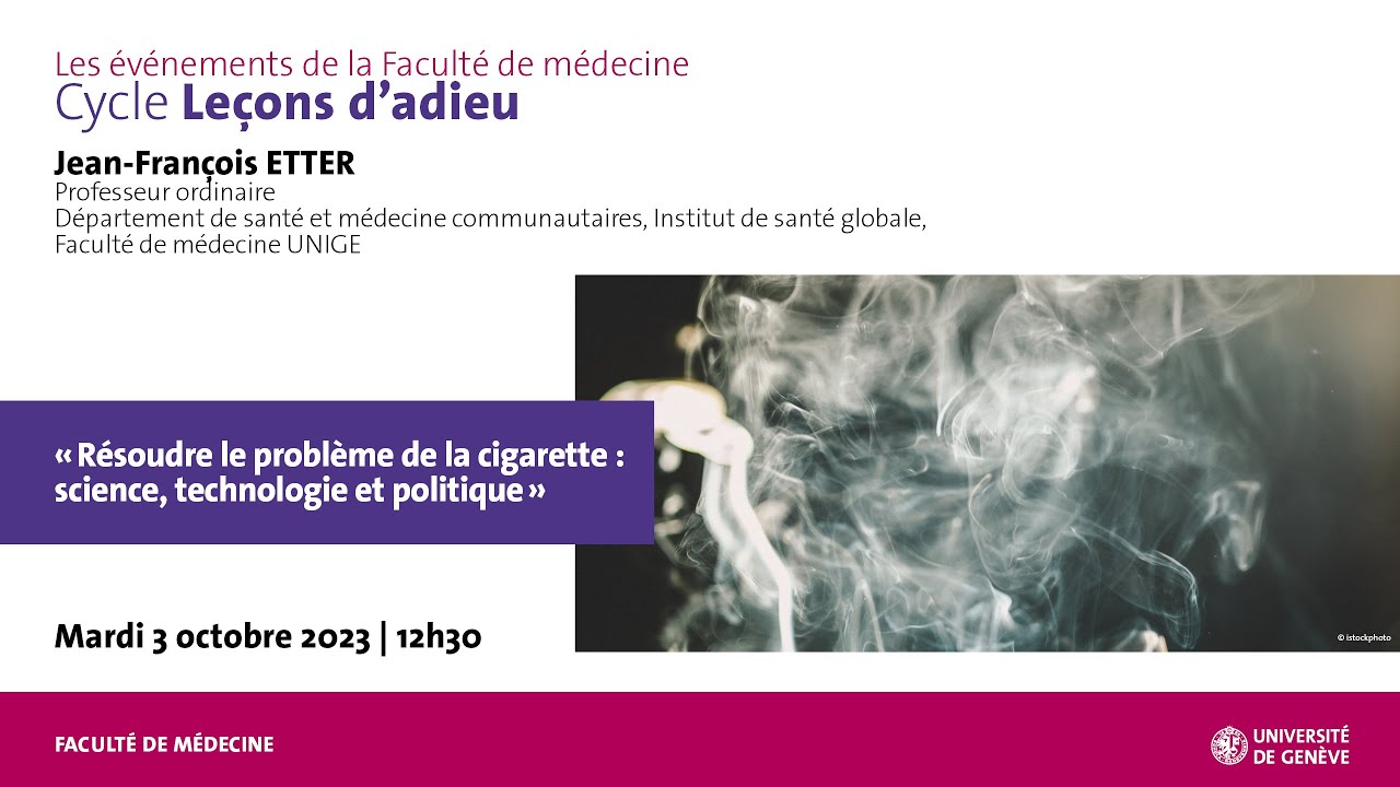Résoudre le problème de la cigarette: science, technologie et politique