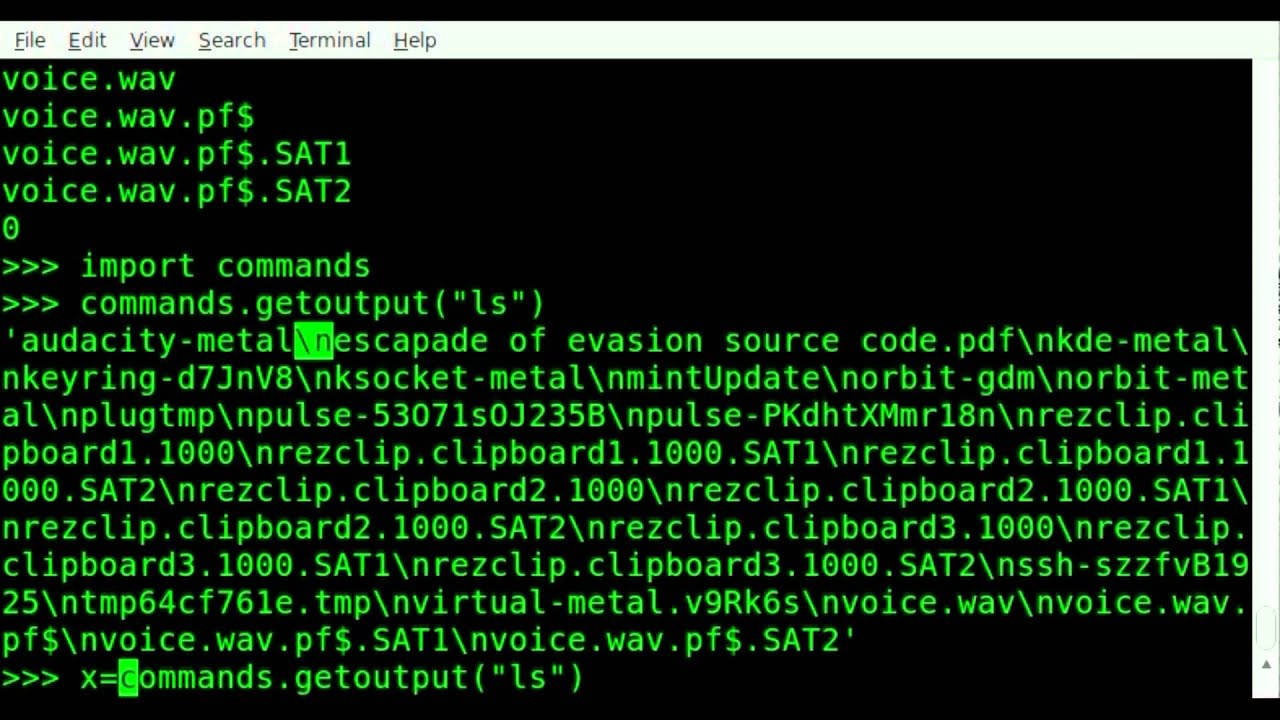 Get System Command Output - Python - Linux