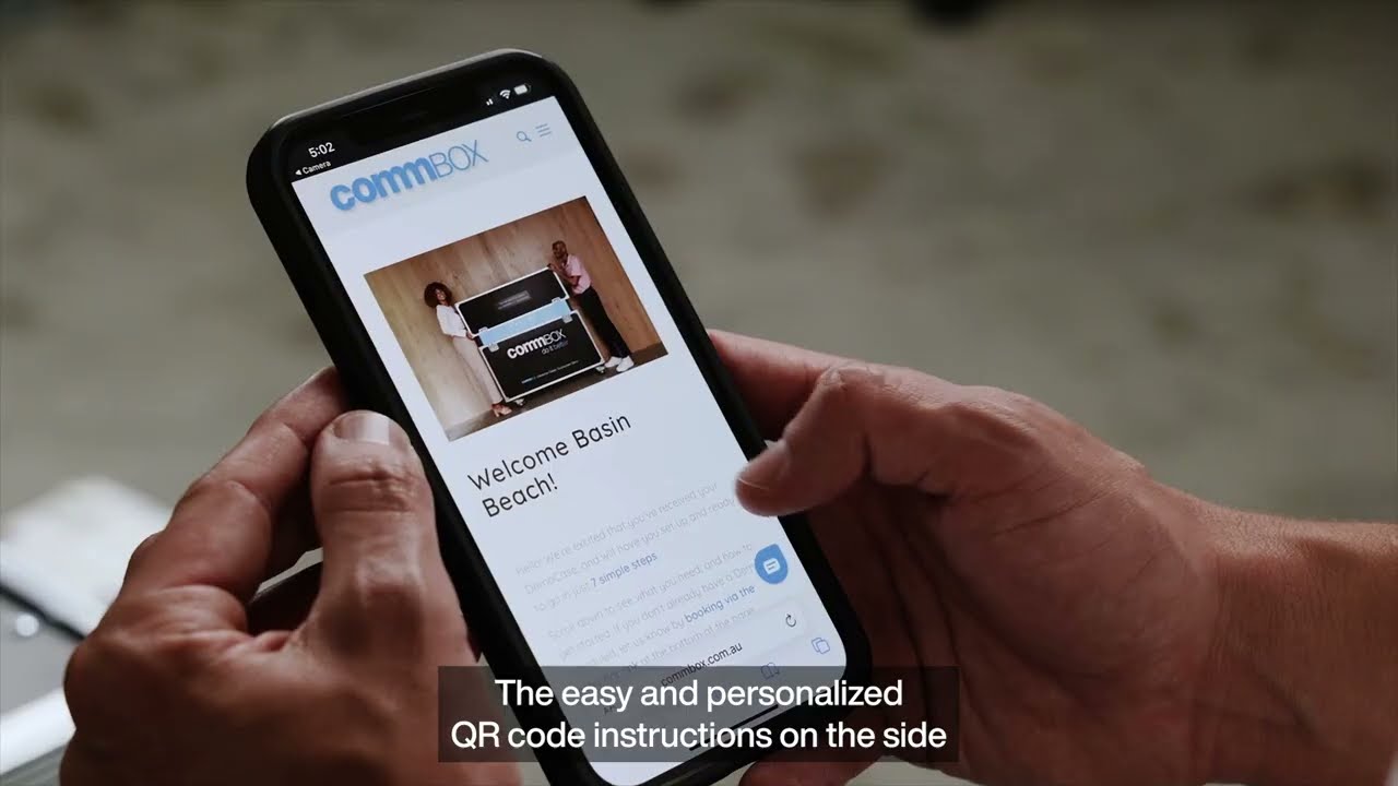 The CommBox Democase - your new sales assistant!