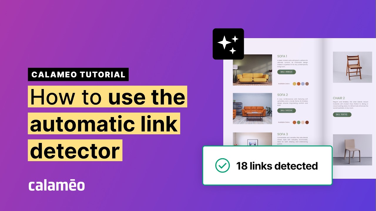 How to Use the Automatic Link Detector | Calaméo Tutorial