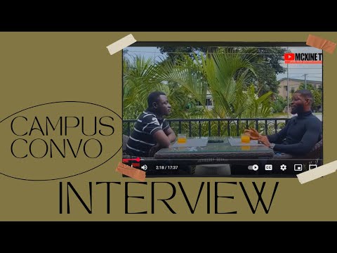 I CHOOSE GCTU BECAUSE OF THE LOVE FOR I.C.T AND THE SCHOOL -MACJOSH (CAMPUS CONVO)
