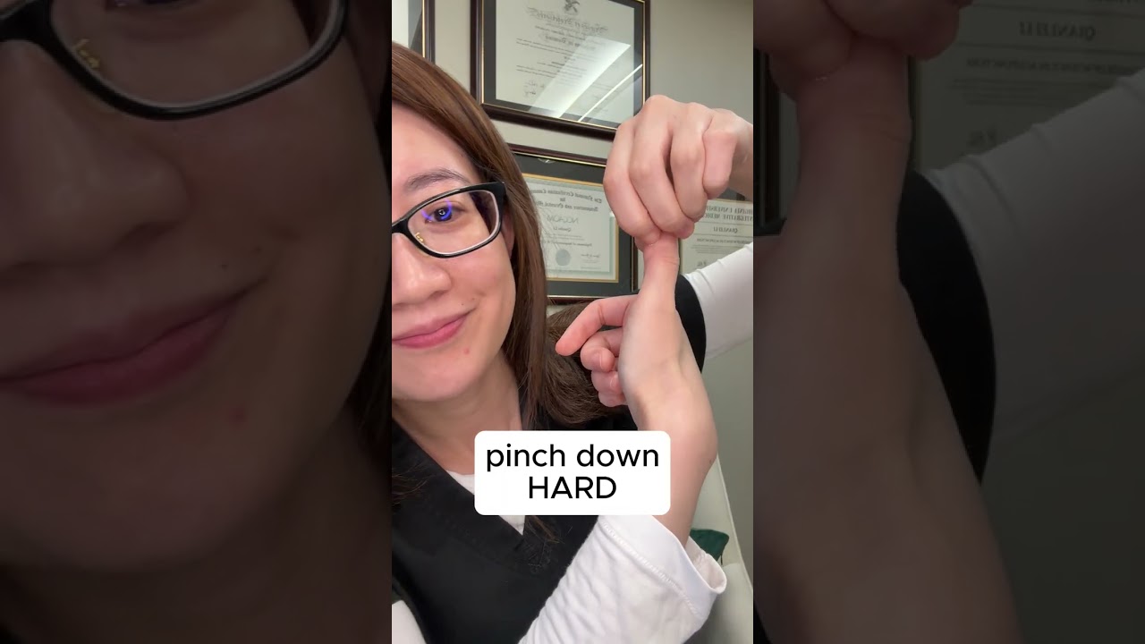 Relieve swollen lymph node naturally with acupressure #acupuncture #acupressure #acupuncturist