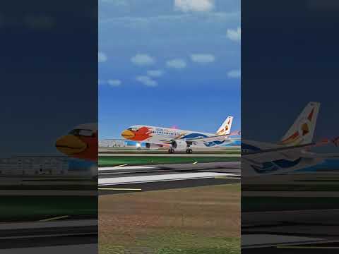 Nok Air Landing #aviation #avgeek #flightsimulator #landing #airplane #planespotting #automobile