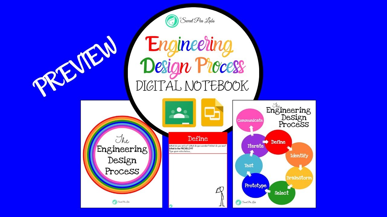 Engineering Design Process 8 Step Digital Notebook